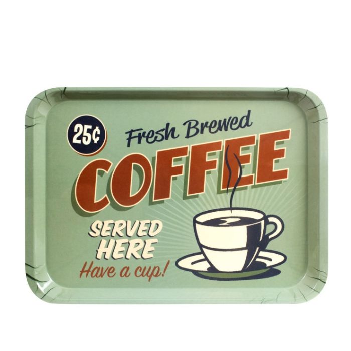 Drinks Serving Tray Melamine Plastic for Tea or Coffee