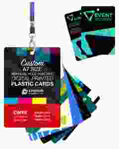 Custom PVC Plastic Cards Full Colour Printed CR80 86 x 55mm