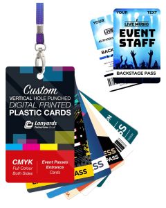 Custom PVC Plastic Cards Full Colour Printed CR80 86 x 55mm
