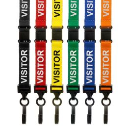 Buy Visitor Lanyards here with a breakaway | LanyardsTomorrow.co.uk