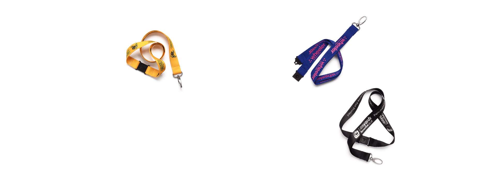 Plain Lanyards | Express Lanyard | ID Card Holders & Badge Clip