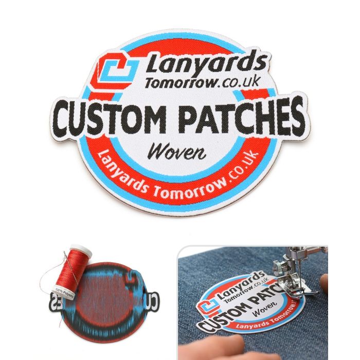 Personalised Patches Woven | Custom Design | Sew on